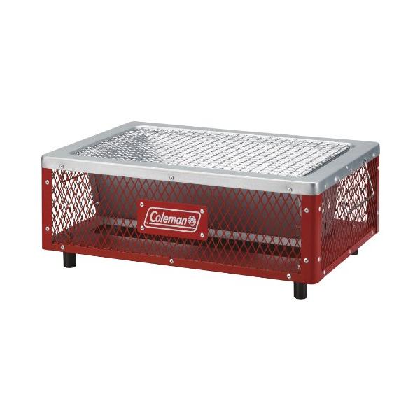 レッド/約22.5×34.5cm/170-9432・PatternName:単品・パッケージ個数:1・【使用シーン】アウトドア・キャンプ・BBQで活躍する、コンパクトサイズの卓上グリルです。・【コンパクトサイズ】テーブルに置いて使用できるの...