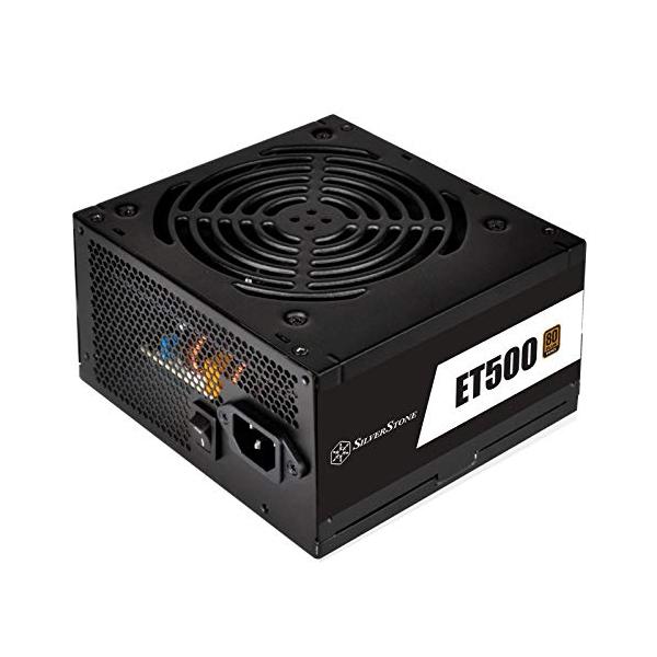 -/-/SST-ET500-B・パッケージ個数:1・80 PLUS Bronze仕様による高効率・40℃動作温度での連続出力、PCIe 8ピンおよびPCIe 6ピンコネクタ対応・クラスをリードするシングル+12Vレール・最小18dBAの低動...