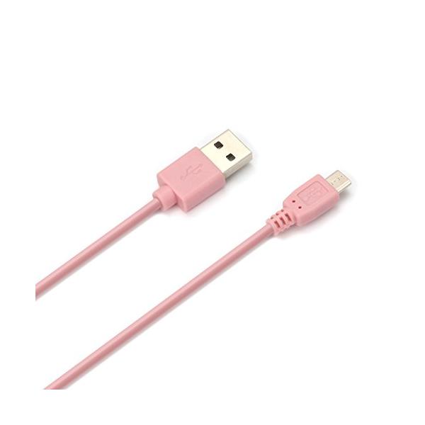ピンク/-/PG-MUC05M04・パッケージ個数:1・充電・通信に対応した長さ50cmの micro USB コネクタ