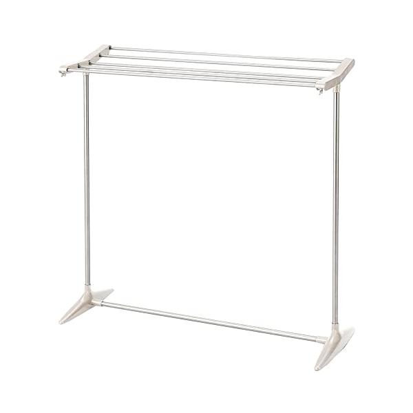 ワイドライトグレー/−/NY-281・Color:ライトグレーStyle:ワイド・パッケージ個数:1・サイズ：幅83×奥行30×高さ84cm、重量：約1.3kg・素材・材質：パイプ部/ステンレス巻きスチールパイプ、樹脂部/ABS樹脂・原産国...