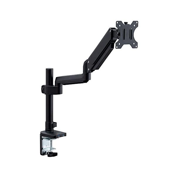 a)前後/高さ調整b)USBポート付/2) シングル ディスプレイ1画面/DA-G101U・Color:b)USBポート付・パッケージ個数:1・●商品サイズ（cm）：幅約11.4×奥行約55.5×高さ約75　●耐荷重：約8kg・●対応ディス...