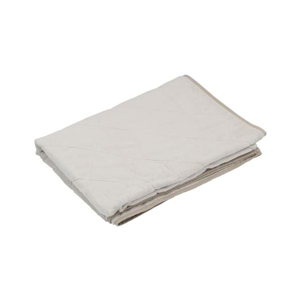 シンプルベージュ/-/MFBLANKETMF2・パッケージ個数:1・毛布サイズ(mm):1400×1900・保管時寸法(幅×奥行×高さ):300×370×30mm・起毛側:ポリエステル100%・布帯側:ポリエステル65%・綿35%(アルミ加工)