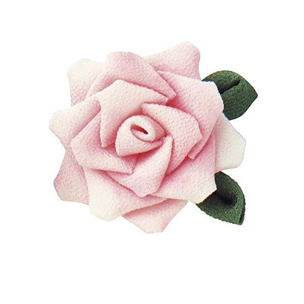 バラのブローチペールピンク/ピンク/TZ5C・Color:ペールピンクStyle:バラのブローチ・パッケージ個数:1・本体サイズ :h6.5×w7×d2.5cm