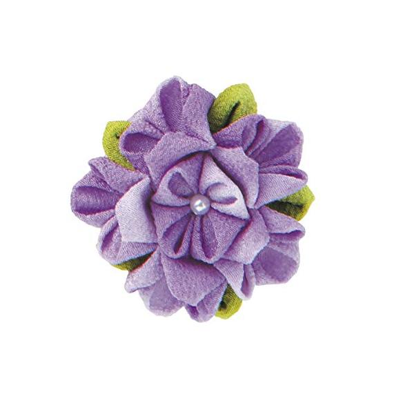 あじさいのブローチパープル/パープル/TZ11C・Color:パープルStyle:あじさいのブローチ・パッケージ個数:1・(b)本体サイズ :(/b)H5.5×W5.5×D2.5cm