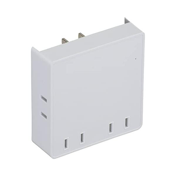 4個口ホワイト/-/HS-AK4PBT-W・パッケージ個数:1・合計1500ワット以下・コンセント:4個口