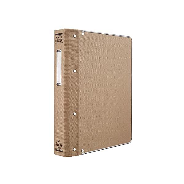 収容200枚薄茶/200枚/ハ-120Z・Color:薄茶Size:200枚・パッケージ個数:1・【寸法】52×225×282mm・【サイズ】B5-S【穴数】26穴・【収容枚数】200枚・【仕様】ふち金付き・表紙、背部とも布貼りの、丈夫な標...