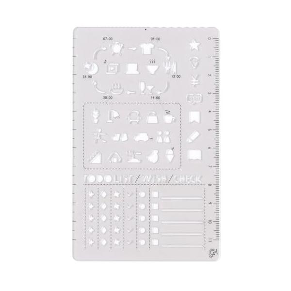 LOG&amp;LISTLOG&amp;LIST/-/LSZ-04・Color:LOG&amp;LIST・パッケージ個数:1・【セット内容】テンプレート×1枚・【本体サイズ】 縦127mm×横80mm・【素材】 ・本体：アクリル ・パッケー...