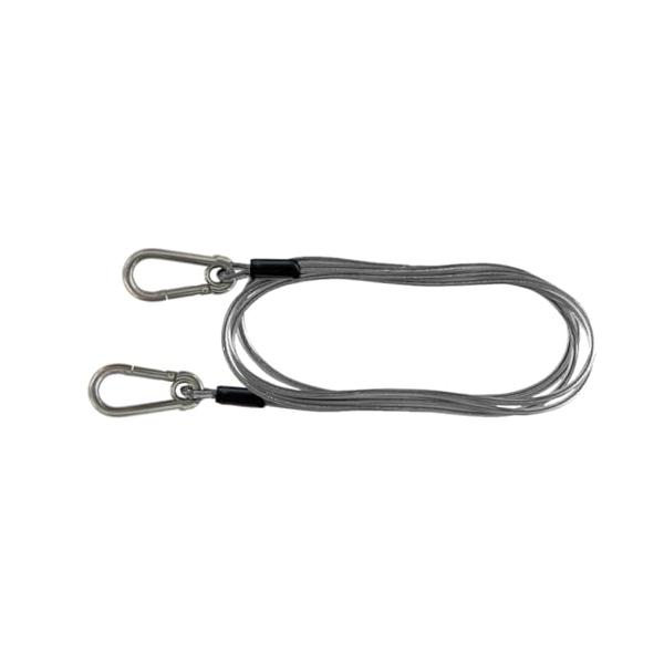 ストレート1800グレー/1800/07753276・Style:ストレート1800・パッケージ個数:1・全長1800mm。糸ガラミの少ないストレートタイプ。・SUSカラビナ+金属ワイヤー入りで船の大物釣りにも対応。・強度50kg