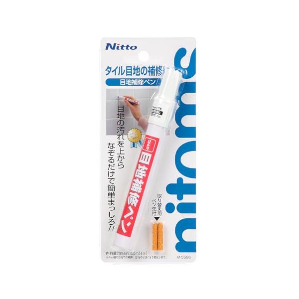 目地補修ペンホワイト/7ミリリットル (x 1)/M5590・Size:7ミリリットル (x 1)Style:目地補修ペンPatternName:1個・パッケージ個数:1・【目地補修】タイル目地の補修に目地の汚れを上からなぞるだけでカンタン...