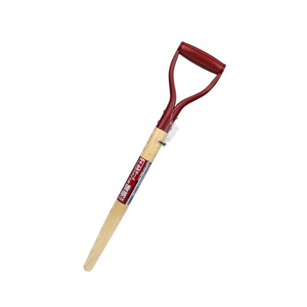 交換用替柄レッド/ブラウン/-/630mm・Style:交換用替柄・パッケージ個数:1・用途:ホームショベル用の替柄・仕様:ビス付・全長:約630mm・柄径:約37mm・柄部:白樫及びそれに準ずるもの