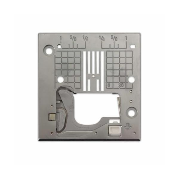 ニッケル/-/JUKI40080968・パッケージ個数:1・美しい直線縫いのための直線専用針板です。