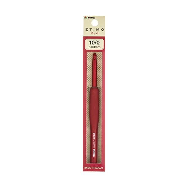 レッド/10/0号/TED100・Size:10/0号・パッケージ個数:1・サイズ:10/0号・d寸法:6.00mm・入数:1本