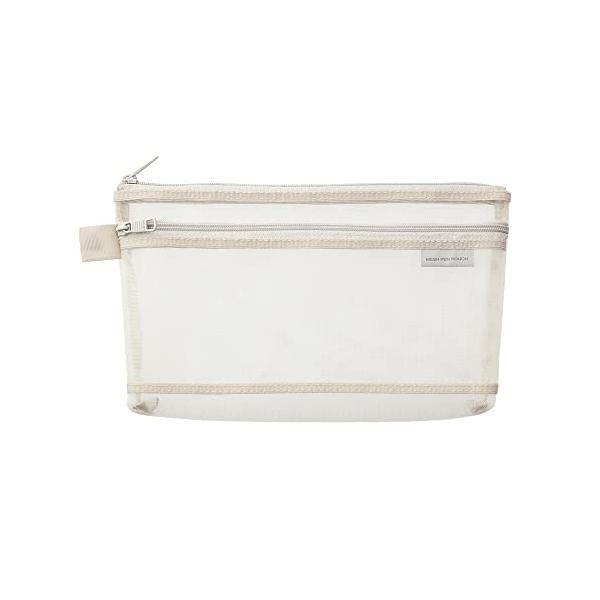 グレー/-/41833006・Color:グレー・パッケージ個数:1・軽いメッシュ素材で、中身が把握がしやすいコンパクトなペンケース。・底にマチがあるので見た目以上に収納力が高く、便利な外ポケットもついています。ペンのほかにも定規や電卓など...