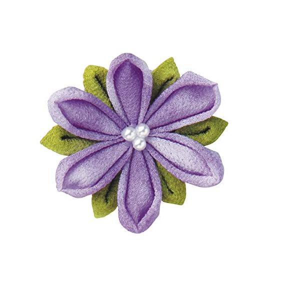 クレマチスのブローチパープル/パープル/TZ4C・Color:パープルStyle:クレマチスのブローチ・パッケージ個数:1・(b)本体サイズ :(/b)H6×W6×D2cm