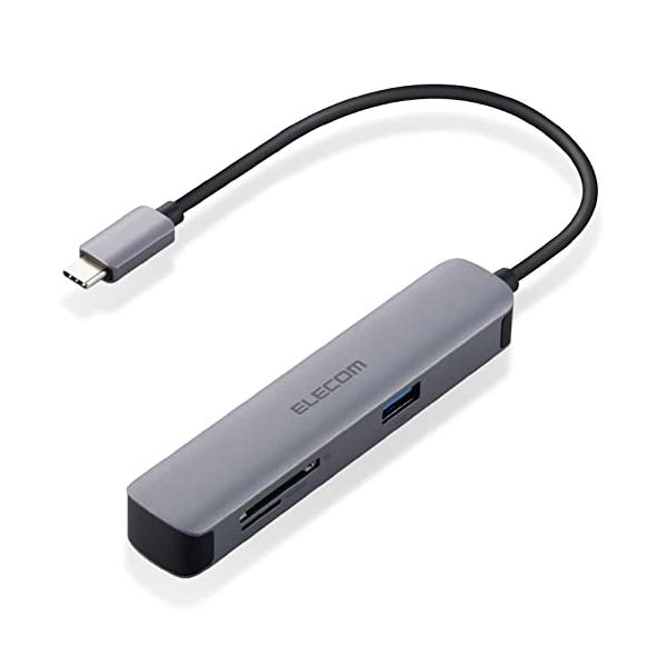 5-in-1(カードリーダー)シルバー/-/DST-C16SV/EC・Style:5-in-1(カードリーダー)・パッケージ個数:1・USB Type-C(TM)コネクターでパソコンに接続し、USB機器やHDMIディスプレイを接続できるドッ...