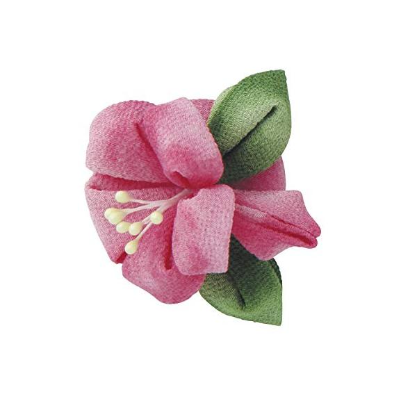 ハイビスカスのブローチピンク/濃ピンク/TZ9B・Color:ピンクStyle:ハイビスカスのブローチ・パッケージ個数:1・(b)本体サイズ :(/b)H6×W6.5×D3cm