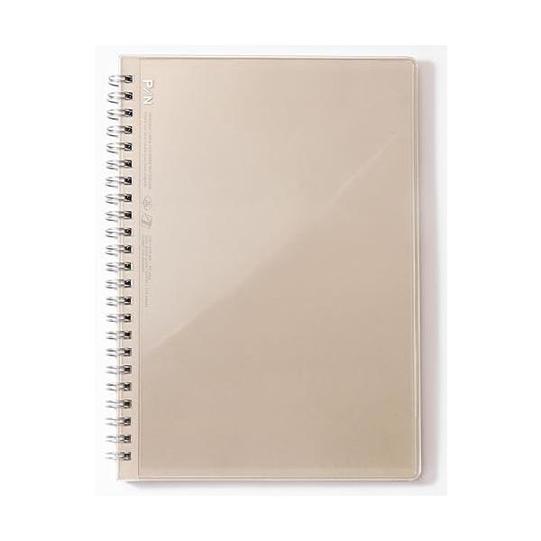 PiN NOTE A5サイズbeige/-/GPN-08・パッケージ個数:1・【セット内容】本体×1 デコレーション用透明フィルム×1・【サイズ】A5サイズ 縦210mm×横148mm(156mm:リング部分含む) ×厚み15mm(リング部...