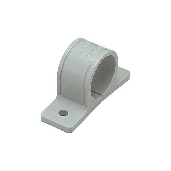 VP管用50Aグレー/-/-・パッケージ個数:1・長さ(mm):120・幅(mm):25・取付穴径(mm):7.0・厚み(mm):5・呼び径(A):50