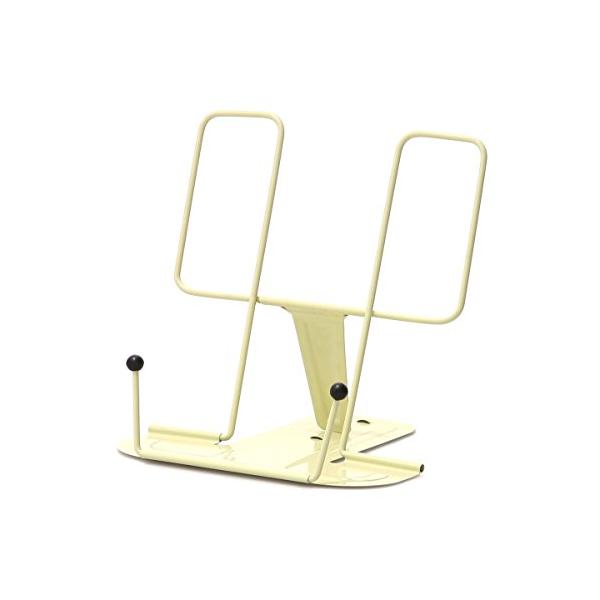 モダンアイボリー/-/DB016・Color:アイボリー・パッケージ個数:1・【サイズ】W175×H175×D160(スタンド時)・3段階の角度調整が可能・【素材】スチール・本立て・書見台としてはもちろん、ipad・タブレットスタンドとして...