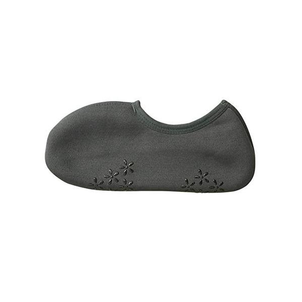 グレー/サイズ：21〜25ｃｍ/2003924-03・Size:サイズ：21〜25ｃｍ・パッケージ個数:1・素材:ポリウレタン95%、ポリエステル5% 滑り止め: PVC・保温力の高い裏地ボア起毛・ストレッチ性抜群の表生地・表生地と裏地の2...