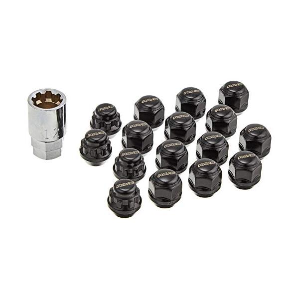 ブラック/M12 x 1.25 22mm/74082000005BK・パッケージ個数:1・ロックナット×4、L44キーアダプアター19/21HEX 26φ×1・カラー:ブラック・サイズ/材質: M12×1.25/SCM435　(クロムモリブ...