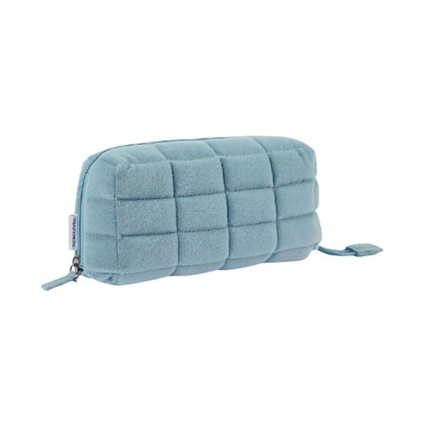 もこもこタイプブルー/-/F-VBF290B・Color:ブルーStyle:もこもこタイプ・パッケージ個数:1・大きく開いて取り出しやすい、モコモコ・ふわふわなペンケース・【外寸法(W・D・H)】 180×70×100mm・【カラー】 ブル...