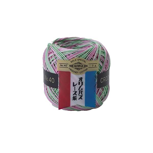 単品グリーン系 Col.M9/約89m/OLY-10G-M9・Color:グリーン系 Col.M9Style:単品・パッケージ個数:1・素材：綿100%・対応の針：レース針6~8号・サイズ：約89m・最高級エジプト綿使用。繊細で美しい作品を...