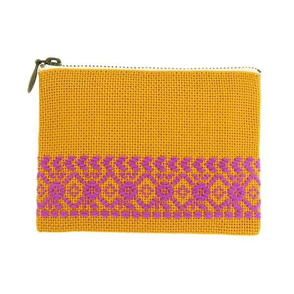 マスタード/-/こぎん55・Color:マスタード・パッケージ個数:1・品番:こぎん55・仕様:こぎんキット・色・柄:マスタード・セット内容:オリムパスこぎん糸(紫)〈136〉(綿100%) 、オリムパスNo.1100布〈コングレス〉マスタ...