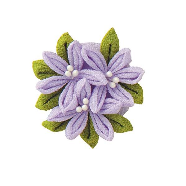 ジャスミンのブローチパープル/パープル/TZ12C・Color:パープルStyle:ジャスミンのブローチ・パッケージ個数:1・(b)本体サイズ :(/b)H6×W6×D2cm