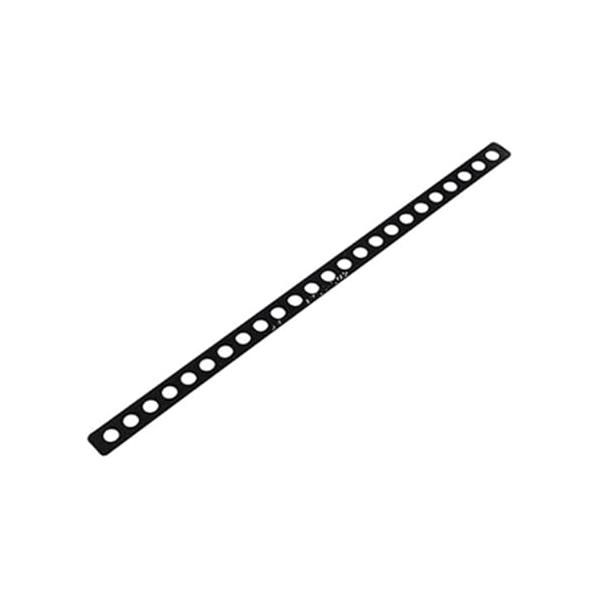 ストレートブラック/296×15×0.8mm 穴径7mm/S742・PatternName:まっすぐ/黒Size:296×15×0.8mm 穴径7mm・パッケージ個数:1・【仕様】・サイズ:15×296mm　厚さ0.8mm・穴径:7mm・材...