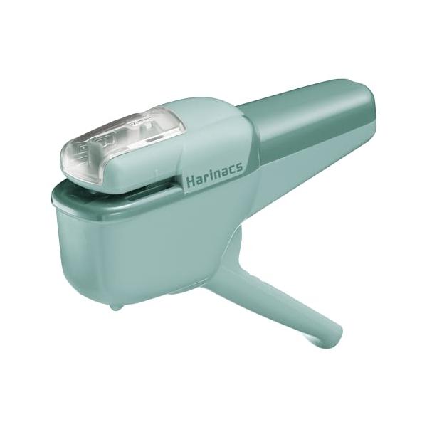 モダンブルーグリーン/-/SLN-MSH110GB・Color:ブルーグリーン・パッケージ個数:1・10枚とじることができるハンディタイプの針なしステープラー・【外寸法】 W32×D121×H100mm・【とじ枚数】 コピー用紙(PPC用紙...