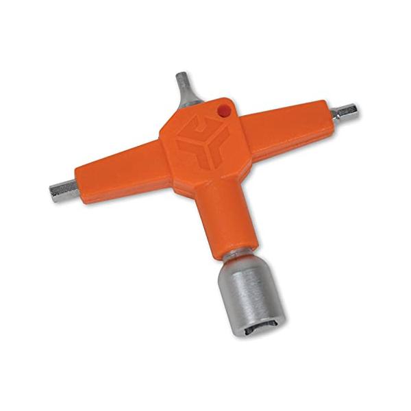 オレンジ/-/GT DRUM KEY MULTI TOOL・パッケージ個数:1・ドラムヘッドの交換に便利なチューニングキー。・六角レンチサイズ：2mm、2.5mm、3mm・ゴルフクラブで定番のフォージド・アイアンをセンターピースに採用。