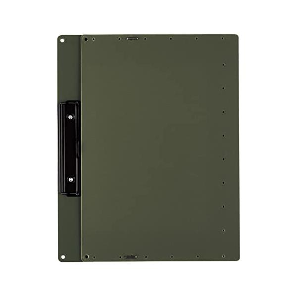 カーキ/1個 (x 1)/ヨハ-WR50G・Color:カーキ・パッケージ個数:1・A3でもA4でも書きやすく持ち運びも快適な2wayクリップボード・【サイズ】 A4(A3)・【外寸法】 二つ折り時:317×254×12ｍｍ(クリップ部16...