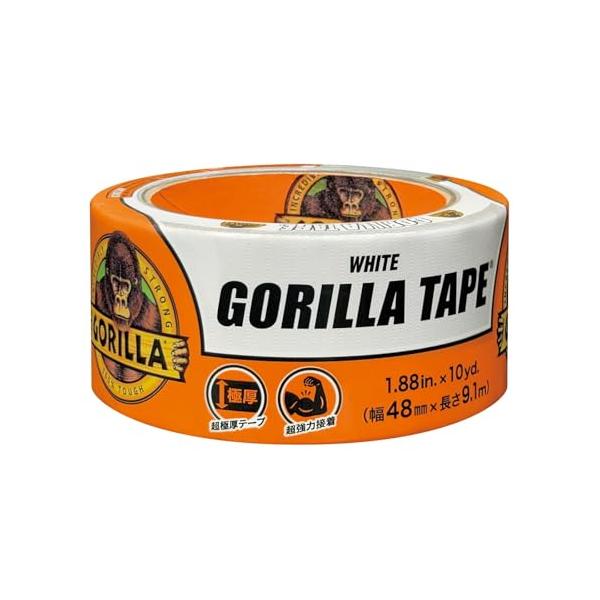 ホワイト 48mm×9.1mホワイト/48mm×9.1m/No.1777・Size:48mm×9.1mStyle:ホワイト 48mm×9.1m・パッケージ個数:1・用途:屋内、屋外、水回り、スポーツ・アウトドア用品、自動車などの補修、補強、...