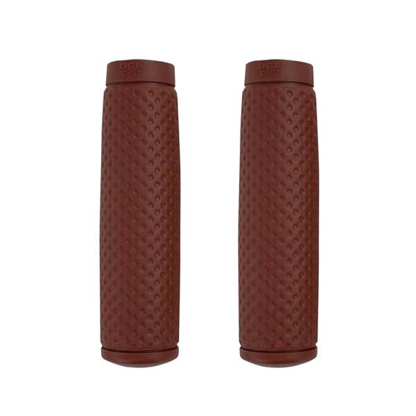 ブラウンブラウン/小/-・Style:ブラウン・OGK グリップ C-57 ブラウン・製品サイズ:(約)ハンドル径/22.2×全長110mm・備考:ロング110mmの2個セット