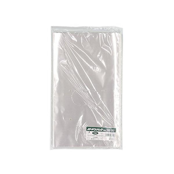 穴あり 厚み0.025mm-/No.18-31 (幅18x高31cm)/006763451・Size:No.18-31 (幅18x高31cm)Style:穴あり 厚み0.025mm・パッケージ個数:1・100枚入・素材:オリエンテットポリプ...