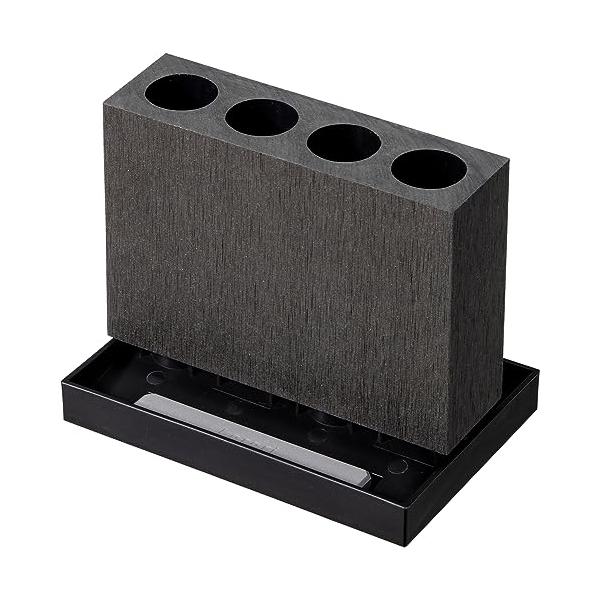 シンプルグレー/幅17cm×奥行11.5cm×高さ14cm/HO2130・Color:グレーPatternName:4本スリム・パッケージ個数:1・サイズ：幅17cm×奥行11.5cm×高さ14cm・カラー：グレー・生産国：中国・雨水を吸水...