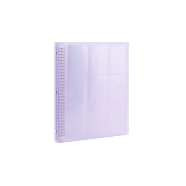 バイオレット/-/MP-CBM7030-V・パッケージ個数:1・本体寸法:タテ315xヨコ265x背巾35mm・本体重量:535g・表紙:ポリプロピレン(厚み1.0mm)、綴具:金属製立ててこ式30穴バインダー(内径25mm・外径29mm)...
