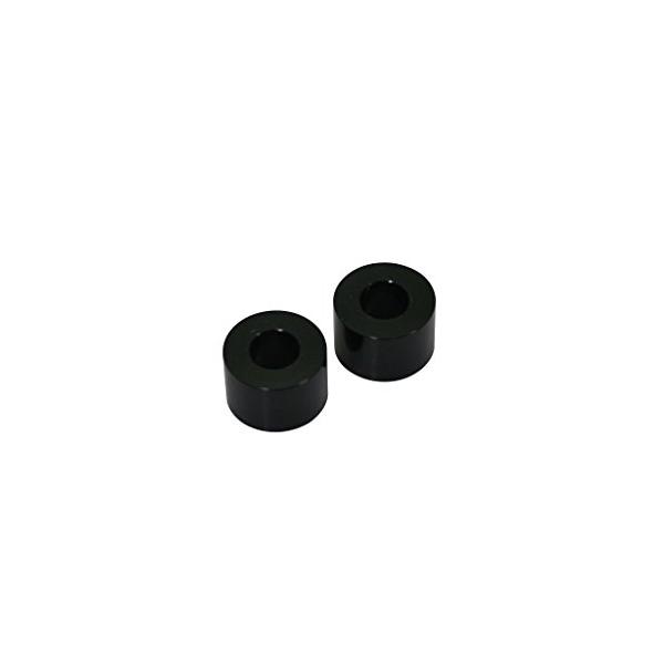 M8xT12ブラック/高さ12mm/201444-12・Color:ブラックStyle:M8xT12・内径：8mm ・ 5/16インチ共用　外径：18mm　高さ：12mm・材質： A2017S ジュラルミン・カラー：ブラックアルマイト・2個...