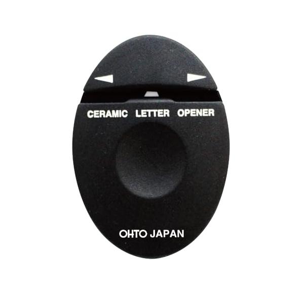 ブラック/-/CLO-A-BK・PatternName:単品・パッケージ個数:1・セラミック刃を使用した、安全性の高いレターオープナー・【特長】右利き左利きどちらの人にも使いやすい両側から使える両刃仕様・【仕様】セラミック刃は耐久性 5倍。...
