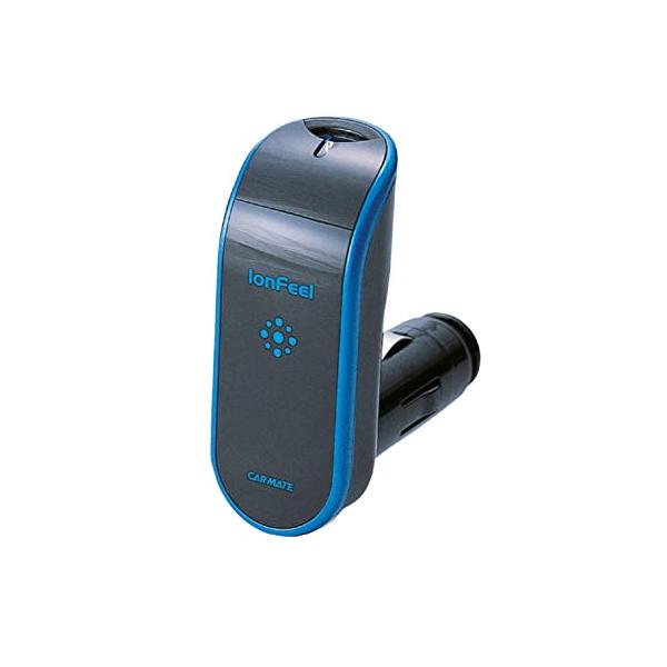 ブラック&amp;ブルー/H125×W30×D28(mm)/KS621・Color:ブラック&amp;ブルー・パッケージ個数:1・車載用マイナスイオン発生器・イルミランプとしても活躍ブルーLED付き・約200万個/?のマイナスイオン発生・好...