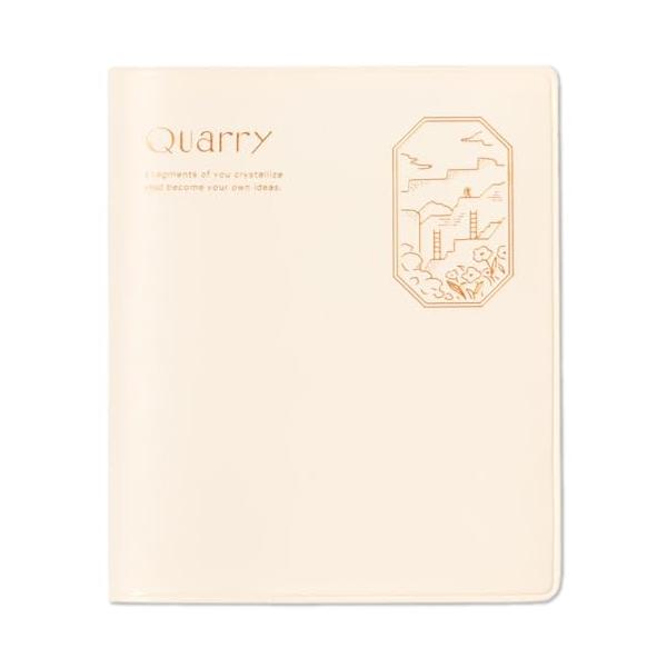 fragments logivory/-/GQL-01・Color:ivory・パッケージ個数:1・【セット内容】本体×1(糸かがり製本/スピン1本つき)　PVCカバー×1・【サイズ】縦114mm×横97mm×厚み12mm・【ページ数】20...
