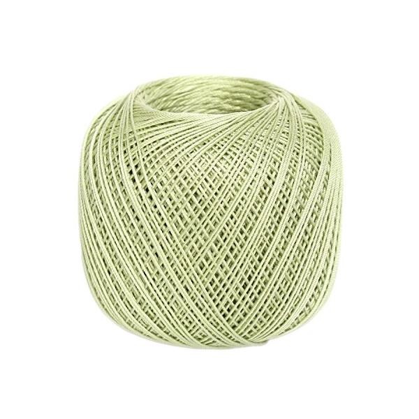 Col.243黄緑系/-/EMMY-243・Color:黄緑系Style:Col.243・パッケージ個数:1・素材:綿100%・対応の針:レース針0号~かぎ針2/0号・サイズ:約218m・しなやかで細く 編みやすいレース編み用の糸。・一世紀...