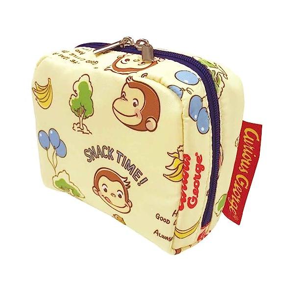 キューブポーチバナナワッペン/W11.5×H10×D5cm/K7531・パッケージ個数:1・サイズ：W11.5×H10×D5cm・材質：ポリエステル・生産国：中国