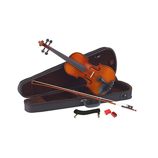 単品ブラック/4/4/VS144・Size:4/4Style:単品Color:ブラック・パッケージ個数:1・カルロジョルダーノのバイオリンは全国のバイオリン教室でも多数採用されており、このVS-1も入門用として人気の高いモデルです。・・ 明...