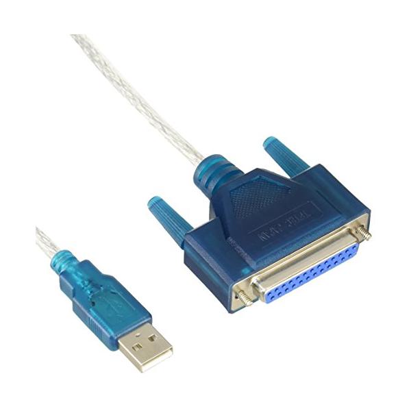 (D-sub25ピン) → USB-/-/USB-PL25・Style:(D-sub25ピン) → USB・パッケージ個数:1・端子 : パラレル(D-sub25ピン・オス) - USB(A・オス)