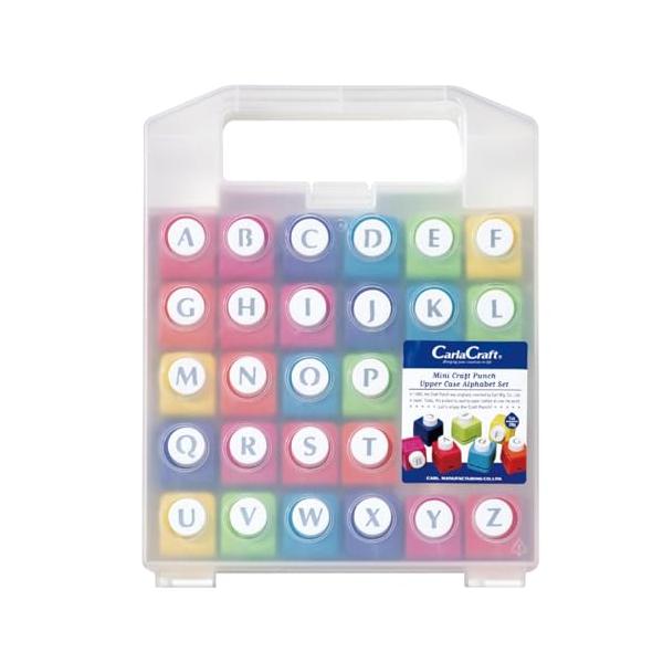 26個セットABC(大文字)/26個セット/CN12-A・Color:ABC(大文字)・パッケージ個数:1・【特長】紙を差し込み、パンチするだけで簡単に複雑な絵柄を型抜きできます。・【用途】手紙やカード、色紙、ウェルカムボードなどハンドメイ...