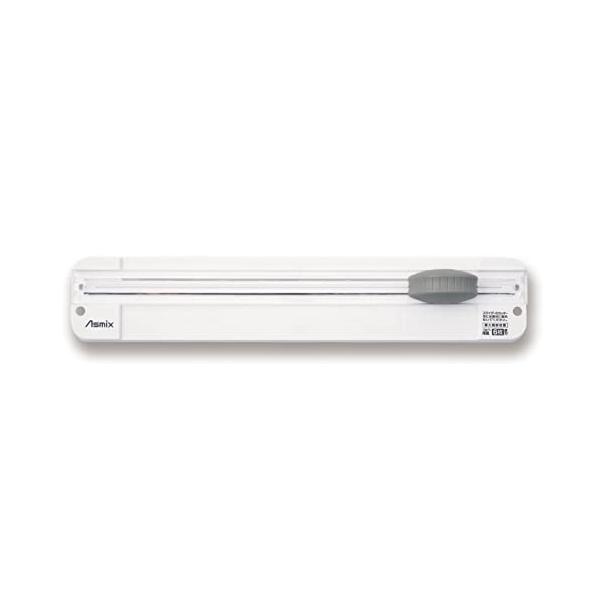 カラーホワイト/-/SPT40W・Color:ホワイト・パッケージ個数:1・6枚までまとめて裁断できる・収納場所をとらないスリム型・握りやすい大きなスライダーを採用。裁断幅は300mm(A4長手)まで・刃の位置が確認できるから切りたい位置で...