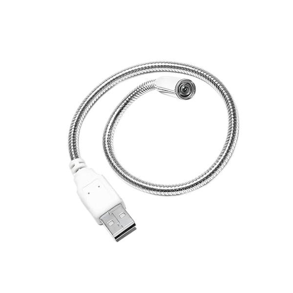 レトロシルバー/35cm/-・USB端子より電源供給でご利用いただける白色LEDのキーボードライトです。暗所でのパソコン作業の際にお手元を照らします・アーム部分は蛇腹構造のフレキシブルタイプですので、使いやすい角度に曲げて固定できます・長さ...
