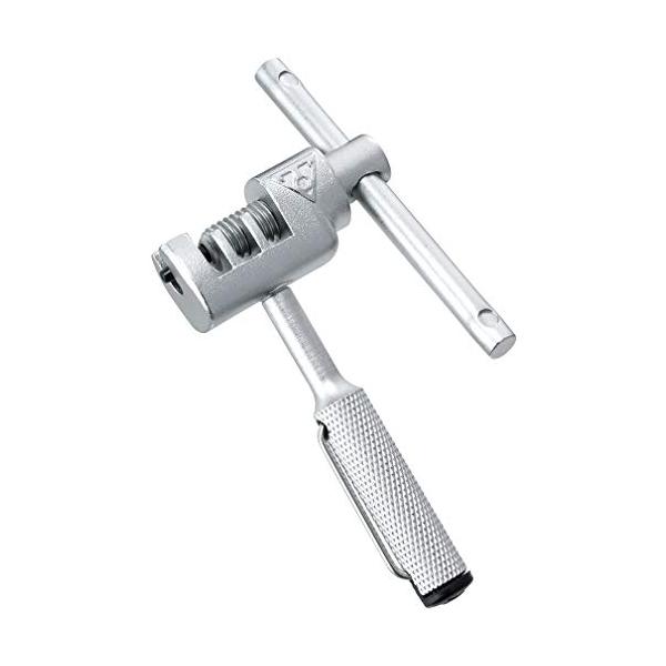 自転車用工具シルバー/L83×W43×H15mm/TT1303・パッケージ個数:1・英語名:Universal Chain Tool・強化スチール/クロモリツール・ステンレスチェーンフック付属・チェーンピンツール・シマノHG(6~10速)、...